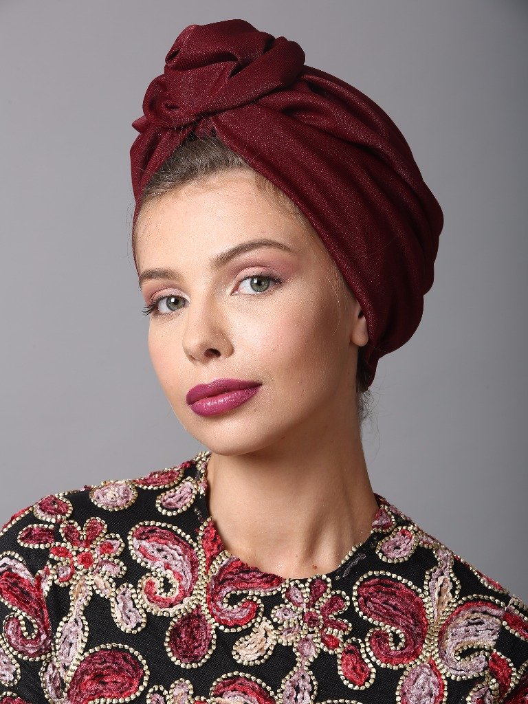 Burdungy Flower turban – Rona Hand Made Turbans