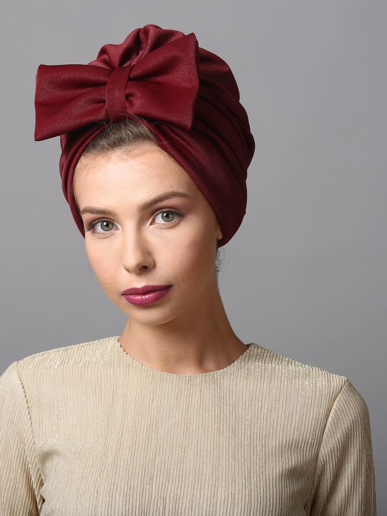 Big Bow Turban hat – Rona Hand Made Turbans