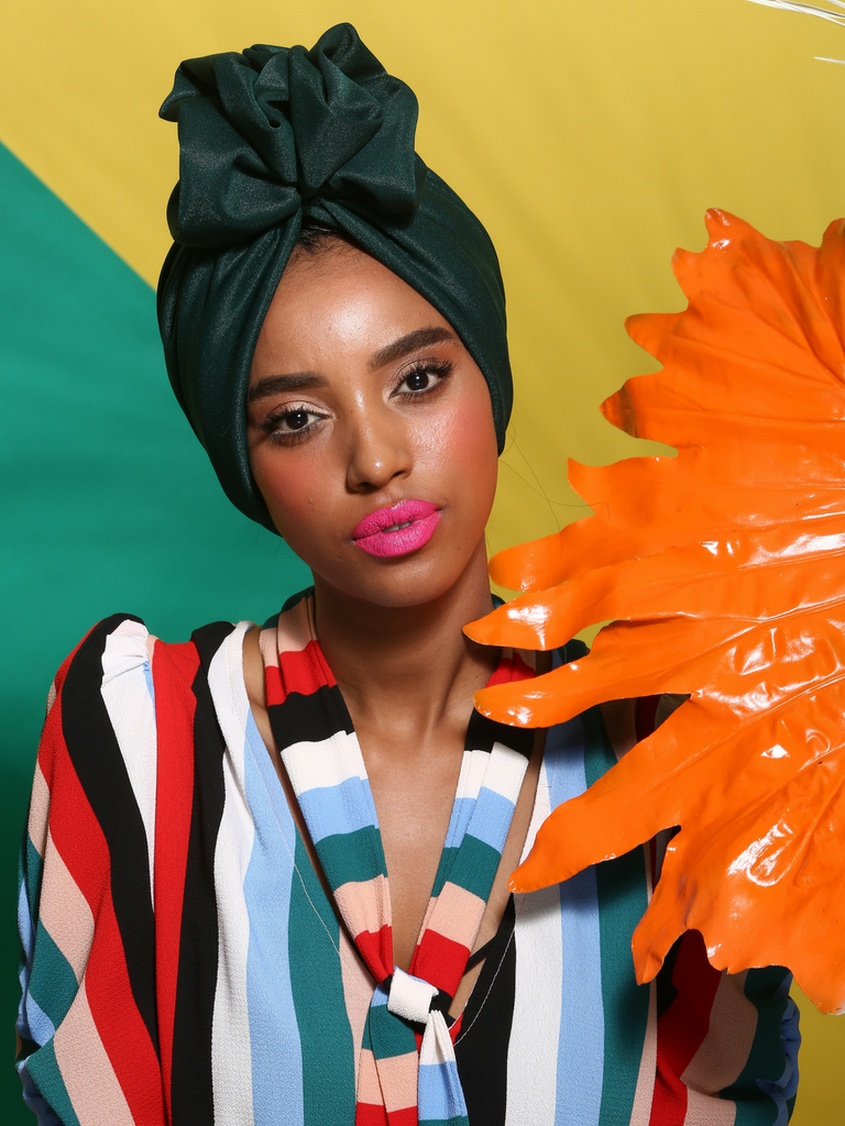 Emerald Green Turban Headwrap – Rona Hand Made Turbans